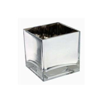 Mirror Cube Vase